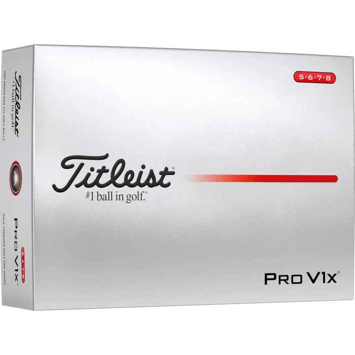 Titleist Pro V1x High Number Golf Balls 2025 - Carl's Golfland