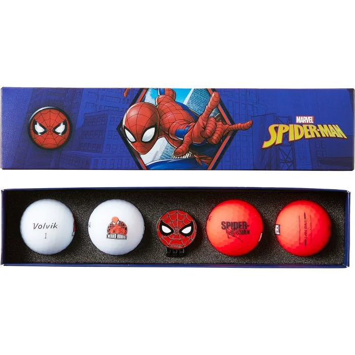 Volvik Vivid Soft Marvel Spider-Man Golf Ball Gift Set - Carl's Golfland