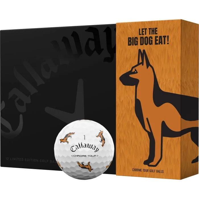 Callaway Chrome Tour Big Dog German Shepherd Golf Balls 2024 - Carl's ...