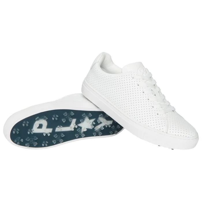 G/FORE Women's Durf Perforated Leather Golf Shoes Snow - Carl's