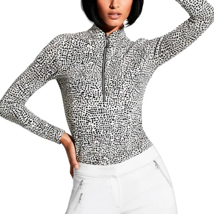 Jamie Sadock Women's Ocelot Sunsense Long Sleeve Golf Top - Carl's Golfland