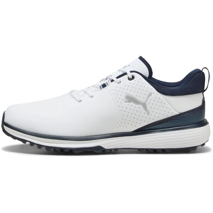 PUMA FUSION GRIP ST Golf Shoes Puma White/Puma Silver/Deep Navy - Carl ...