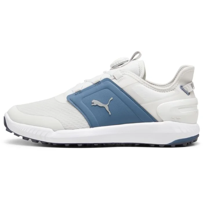 PUMA IGNITE Elevate Disc Golf Shoes Feather Grey/Evening Sky/Puma White ...
