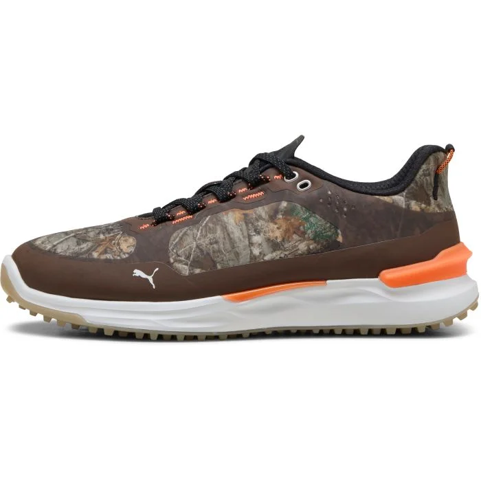 PUMA IGNITE ELEVATE X x Realtree Spikeless Golf Shoes Black/Brown ...