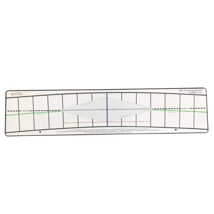 SeeMore Spi White Golf Training Board - Carl's Golfland
